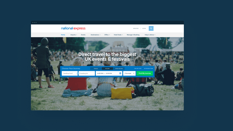 National Express | Brand & UX | Adaptable