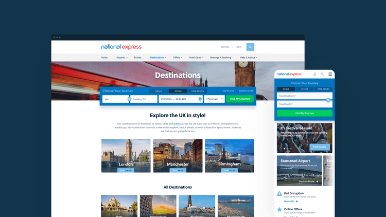 National Express | Brand & UX | Adaptable